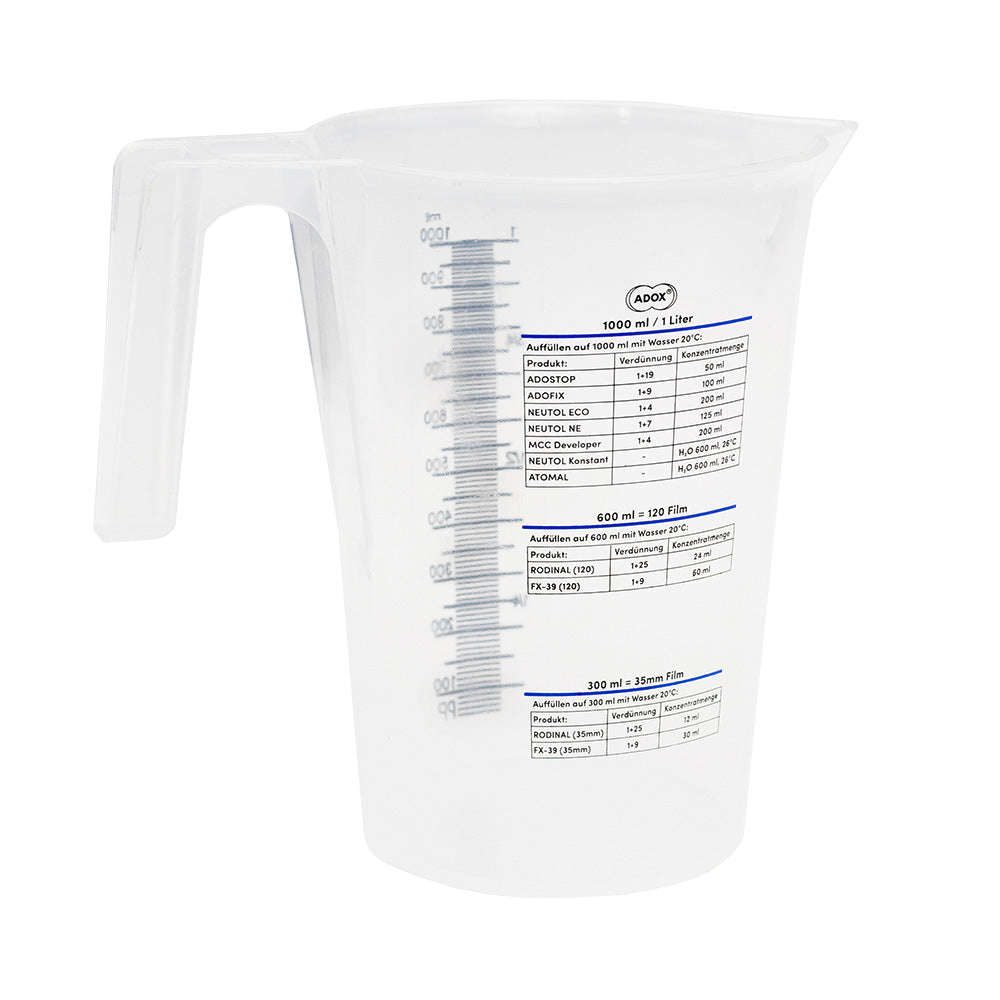 ADOX MEASURING CUP, 1000ML — Legacy Photo Lab